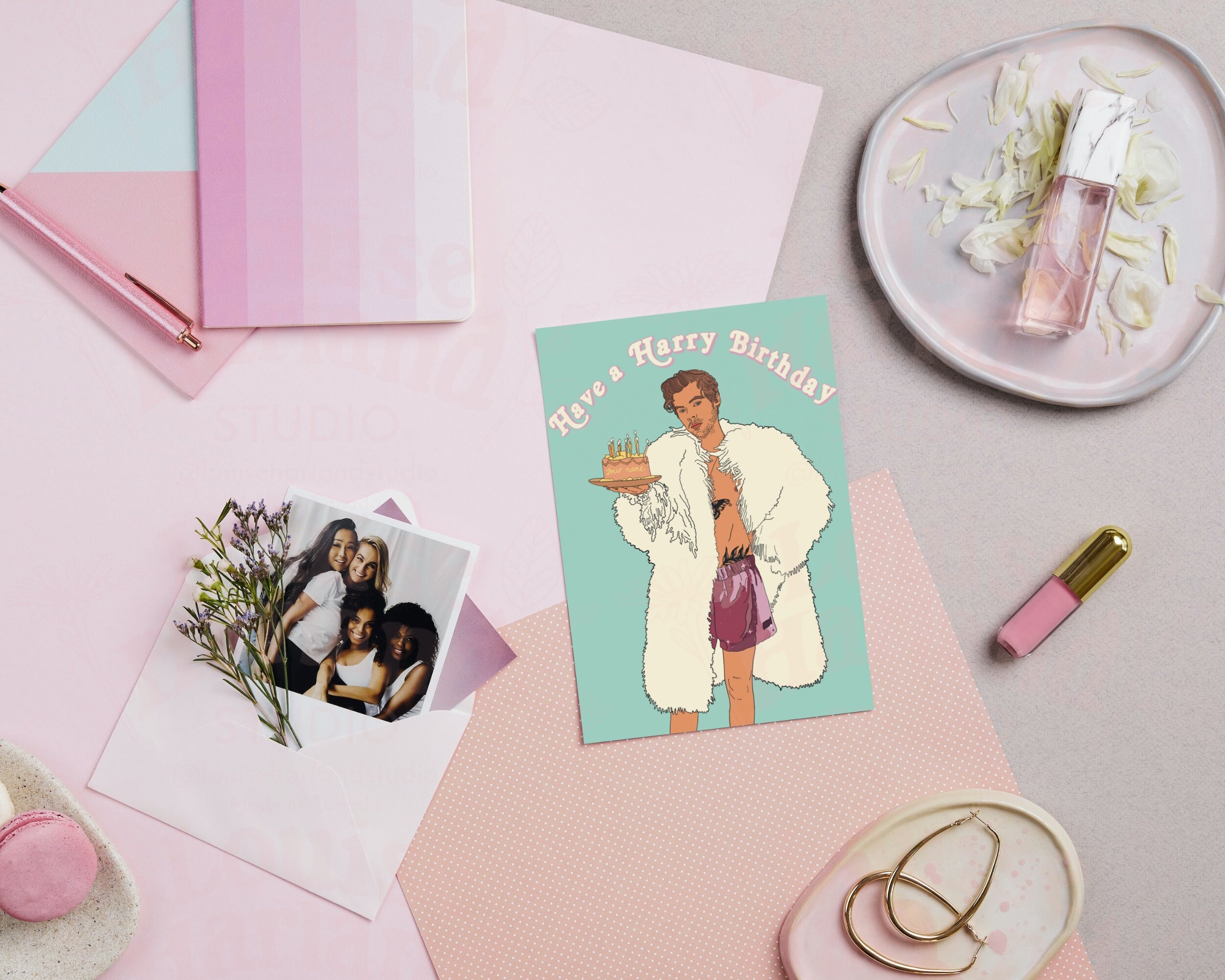 PRINTABLE Harry Styles Birthday Card Harry's House Harry - Etsy