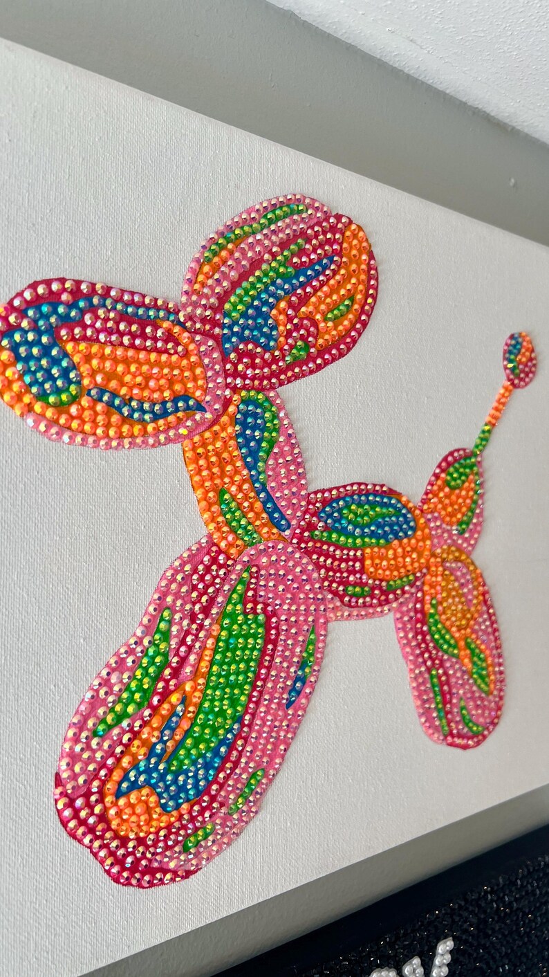 Bedazzled Balloon Dog - Etsy