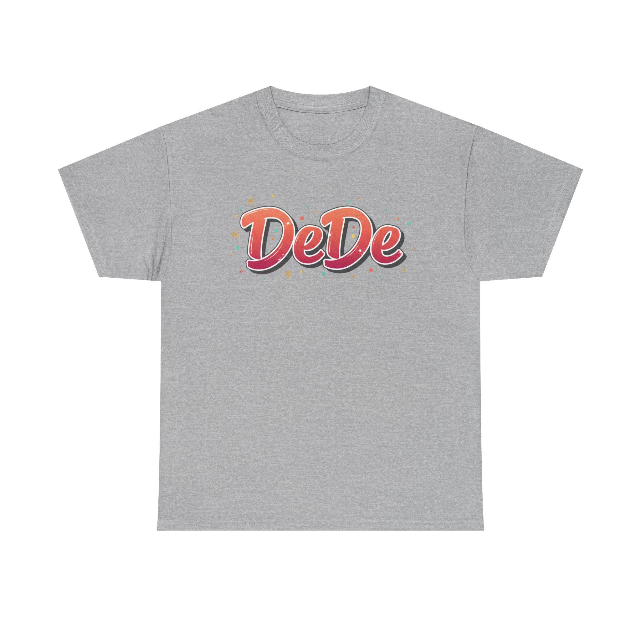 Dede Script Name Tee | Retro Bubble Letter Shirt. - Etsy