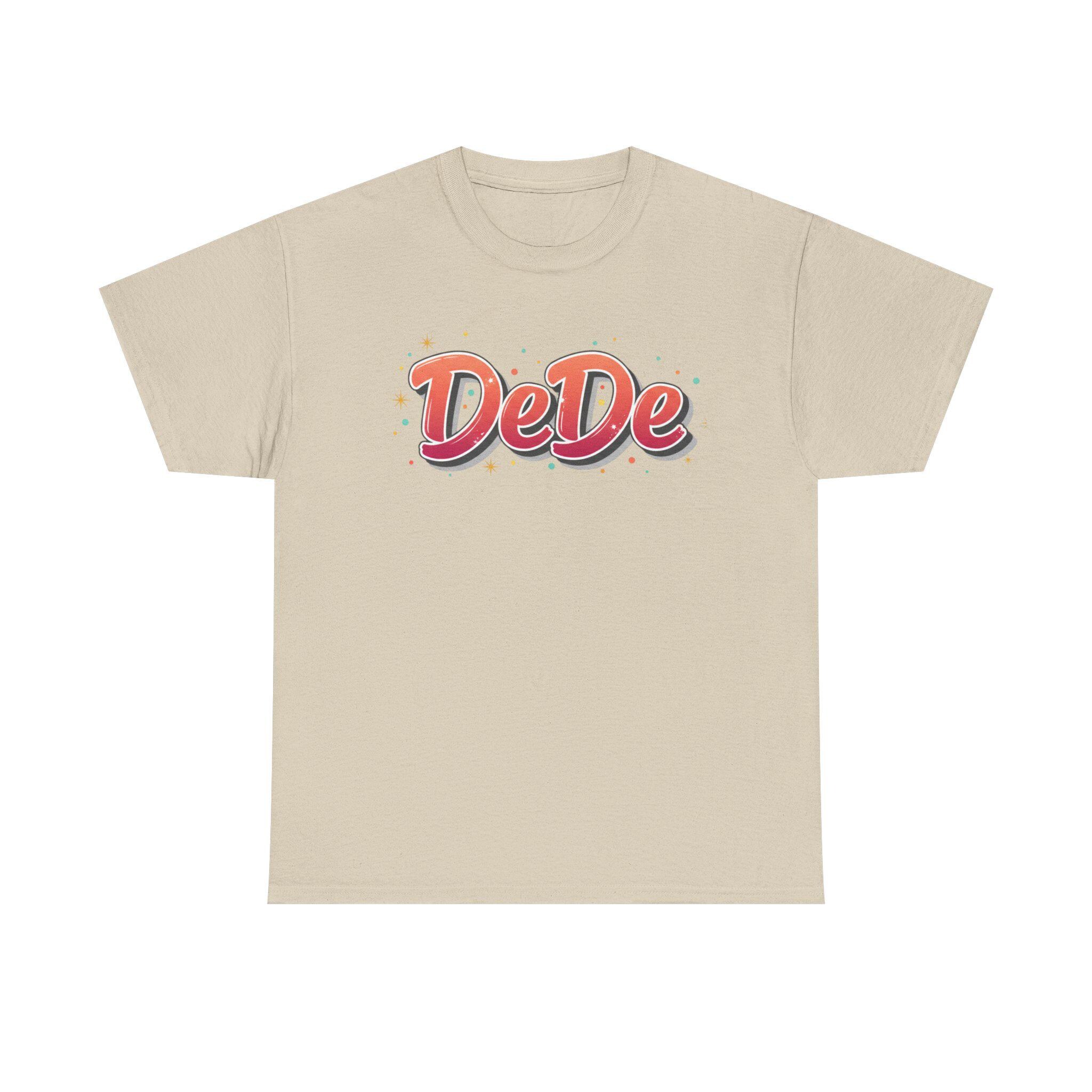 Dede Script Name Tee | Retro Bubble Letter Shirt. - Etsy