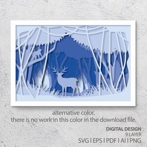 Fire in the Forest -3D, Paper, Wood, Laser, Cut, Digital, Download - Etsy