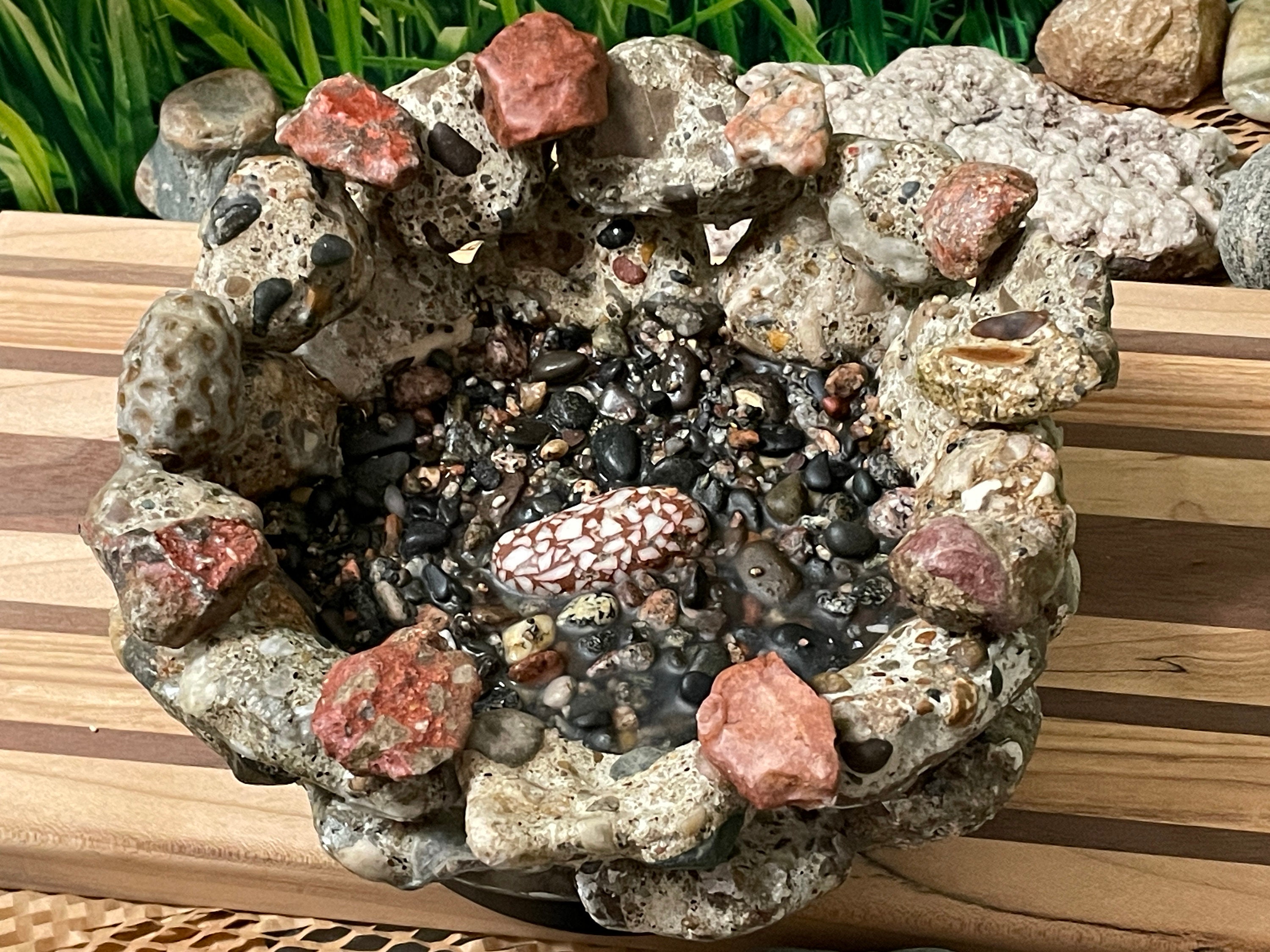 Michigan Stone Urbanite Tray Functional Rock Decor Kitchen Decor - Etsy
