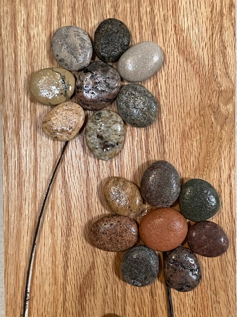 Stone Wall Art Stone Flowers Home Decor - Etsy