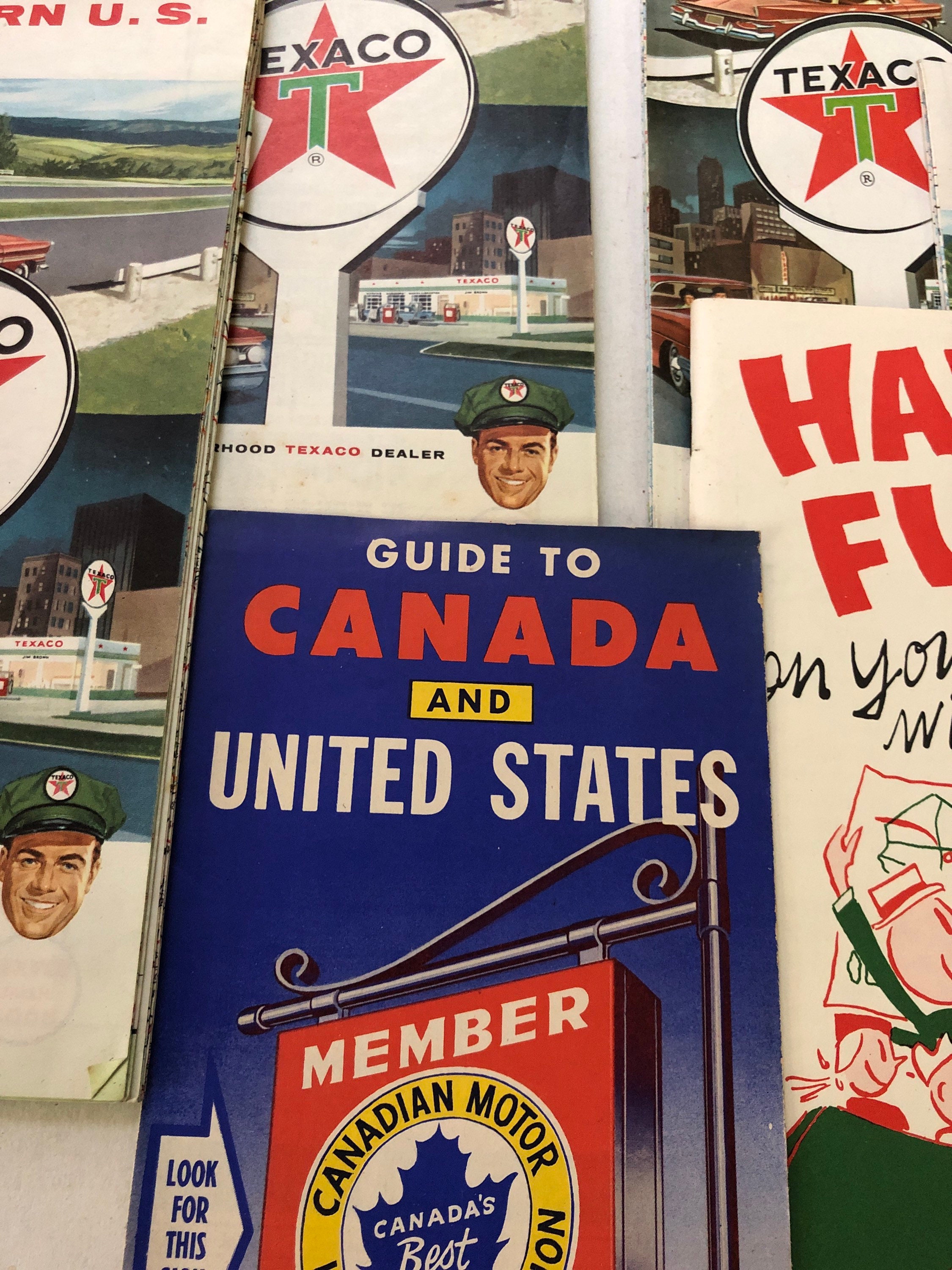 Texaco maps and Tourist Packet Art & Collectibles Advertisements ...