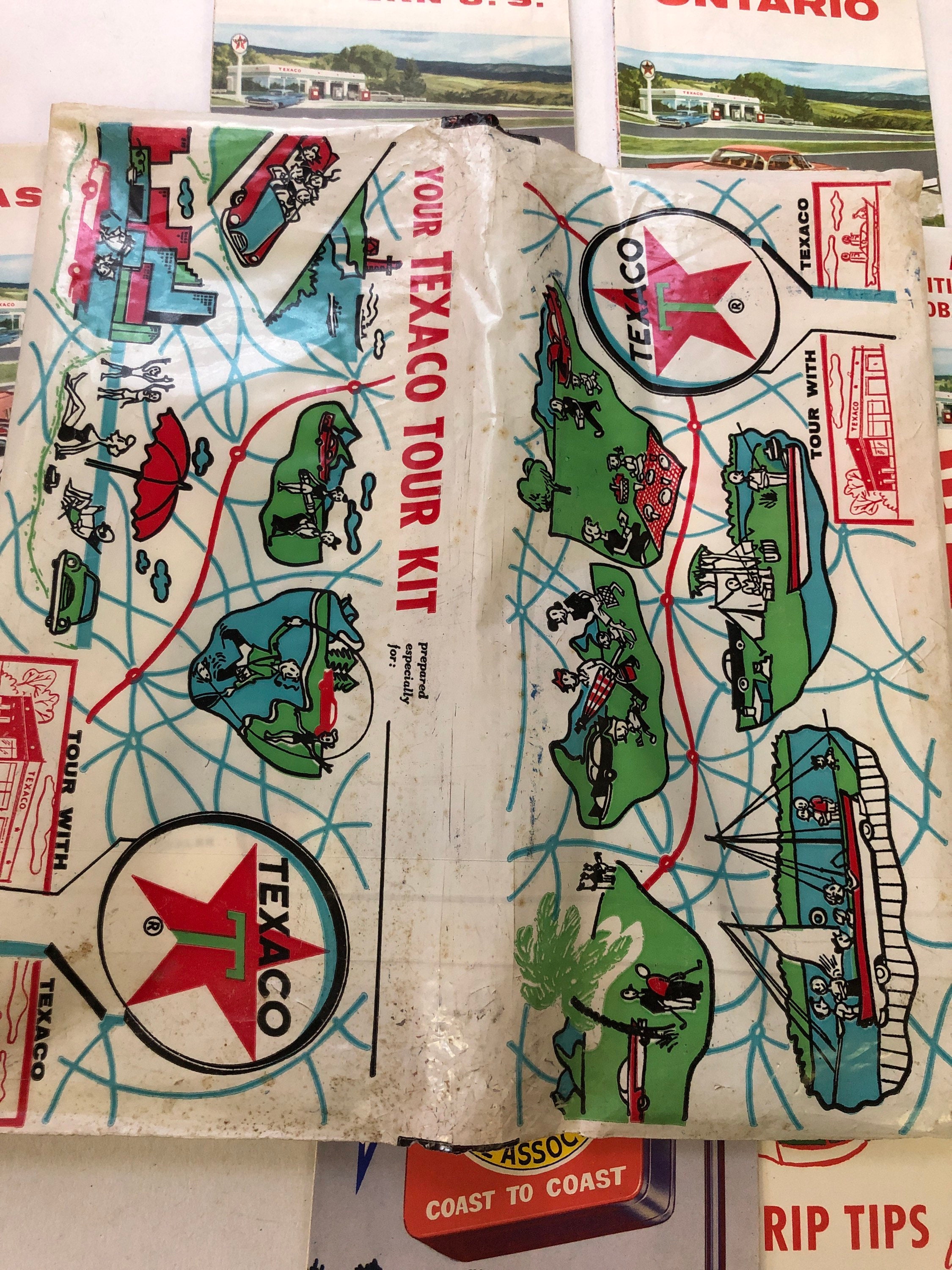Texaco maps and Tourist Packet Art & Collectibles Advertisements ...