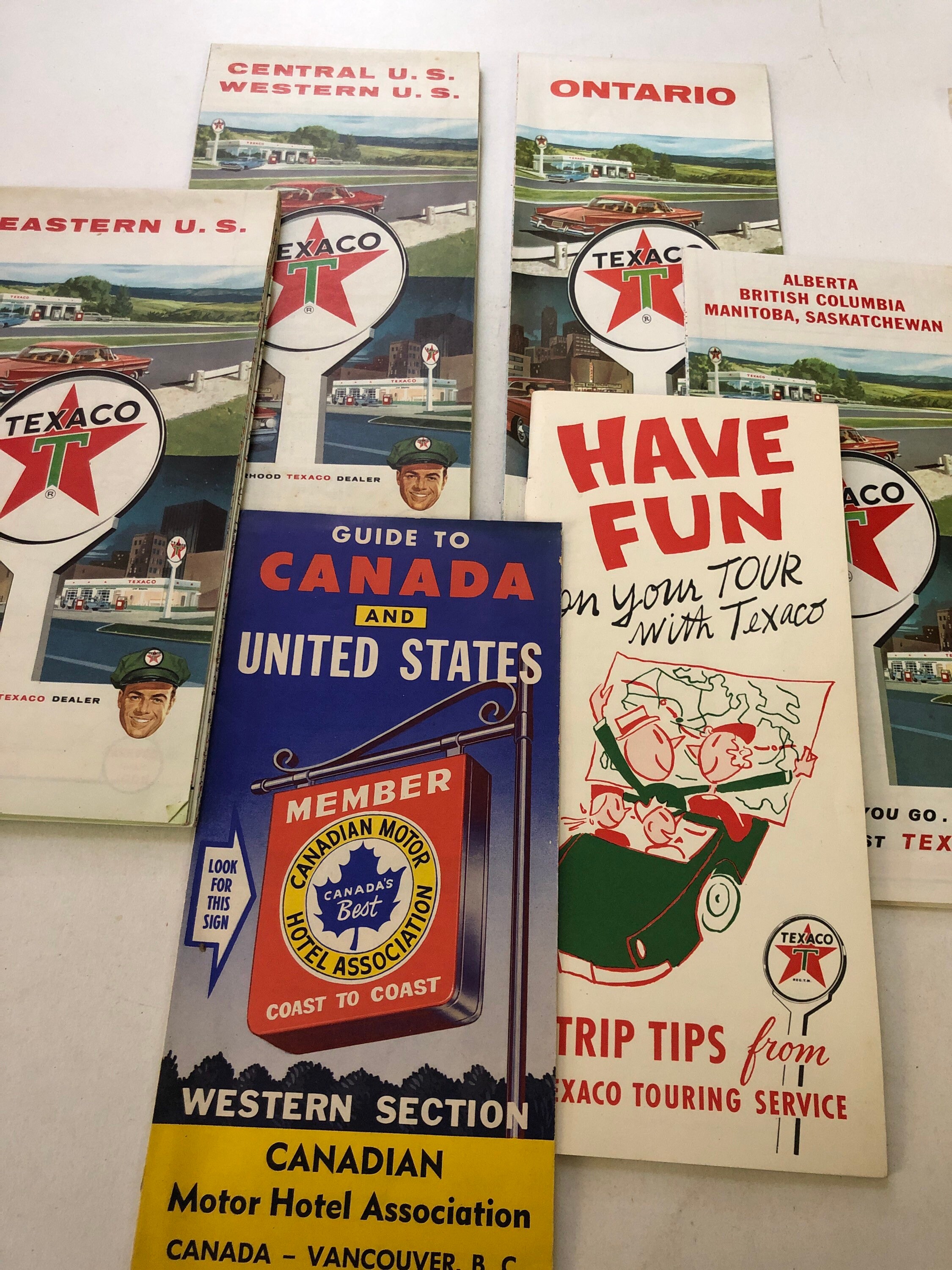 Texaco maps and Tourist Packet Art & Collectibles Advertisements ...