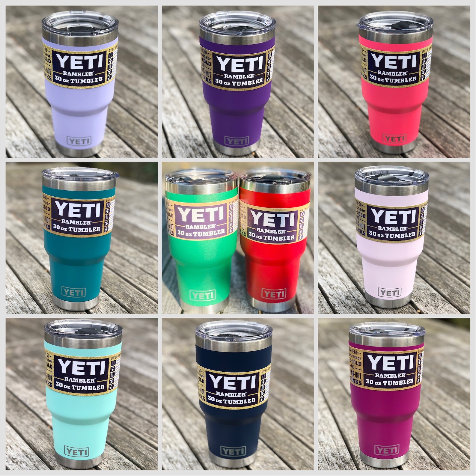 Yeti Rambler Tumbler 30 Oz Personalized Customized Rare Colors - Etsy