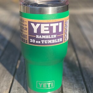Yeti Rambler Tumbler 30 Oz Personalized Customized Rare Colors - Etsy