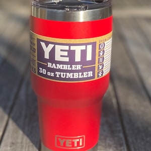 Yeti Rambler Tumbler 30 Oz Personalized Customized Rare Colors - Etsy