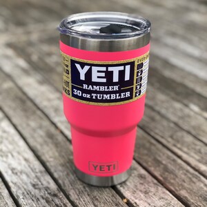 Yeti Rambler Tumbler 30 Oz Personalized Customized Rare Colors - Etsy