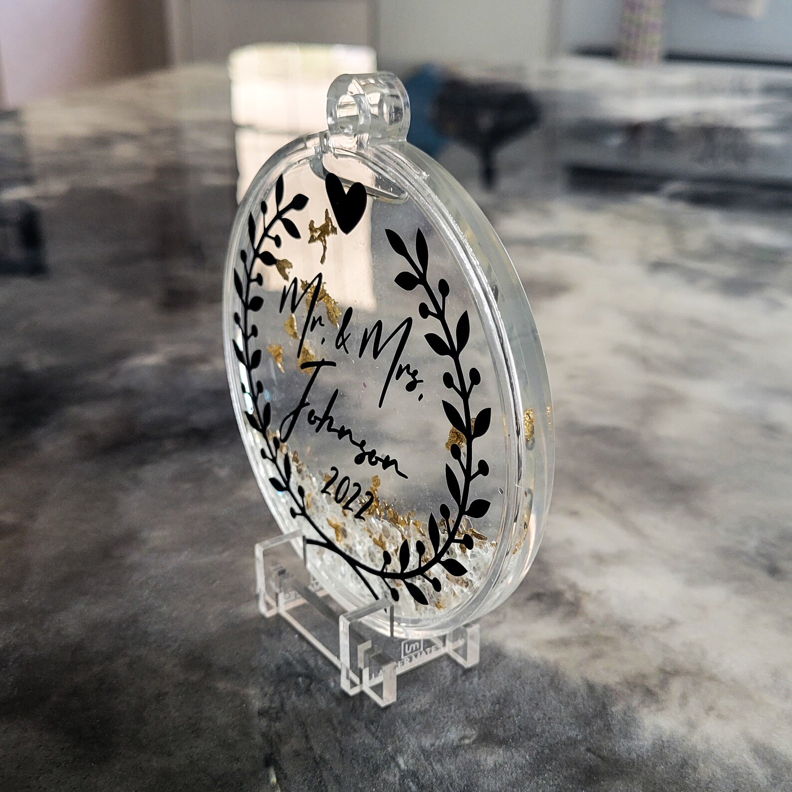 LASER FILE ONLY 1 and 6 Slot Ornament Filling Stands Laser Mates' Snow ...