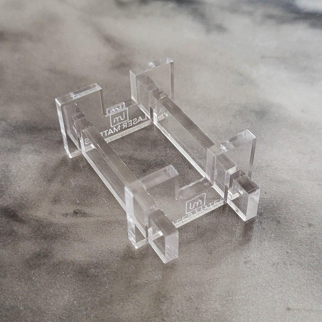 LASER FILE ONLY 1 and 6 Slot Ornament Filling Stands Laser Mates' Snow ...