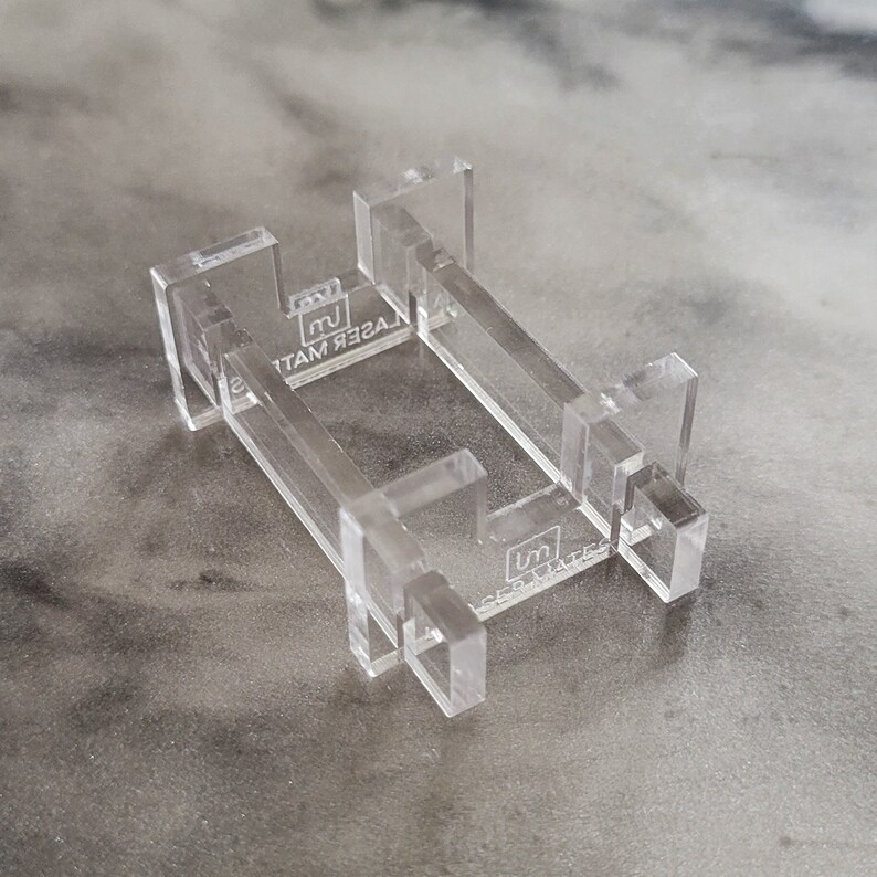 LASER FILE ONLY 1 and 6 Slot Ornament Filling Stands Laser Mates' Snow ...