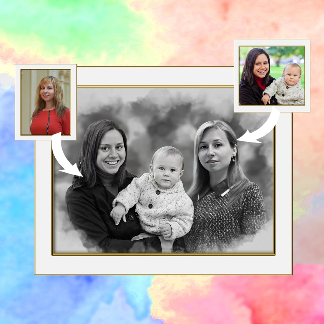 Photo Edit Combination, Photo Merge for Easter, Add Deceased Loved One ...