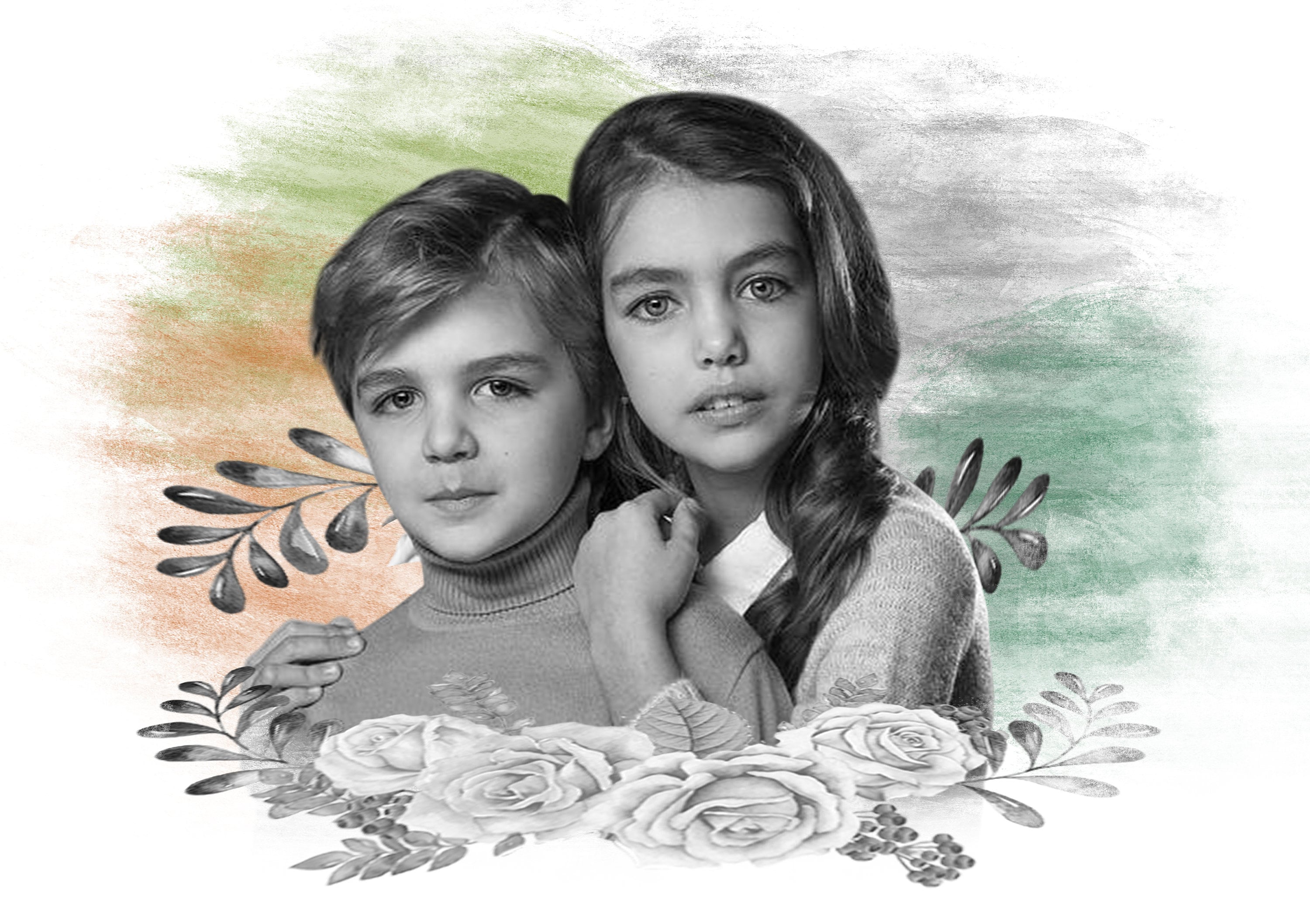 Add Deceased Loved One to Photo Love One Portrait deceased - Etsy