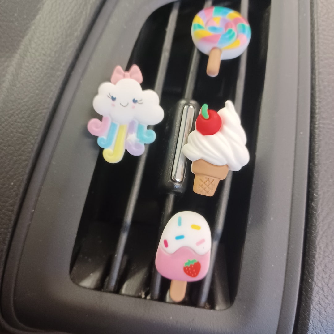 Japanese Kawaii Car Charms Ice Cream, Lollipop, Sweet Treats, Anime ...