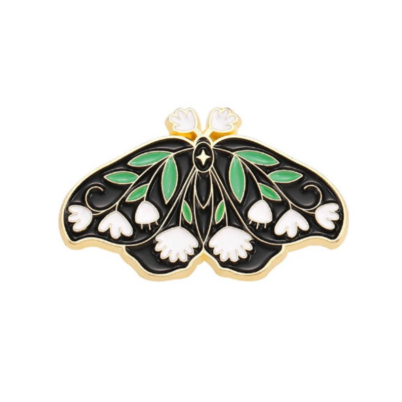 Beautiful Butterfly Moth Enamel Pins Cute Pins Jacket Pins Hard Enamel ...