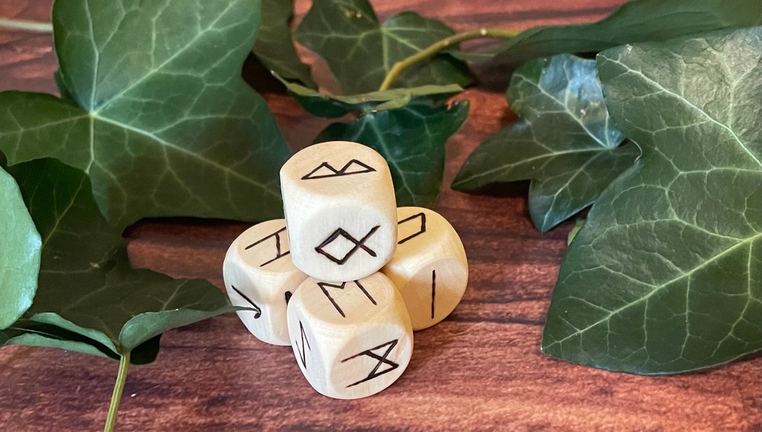 Norse Elder Futhark Rune Dice Crafted by the Sleepy Forge - Etsy