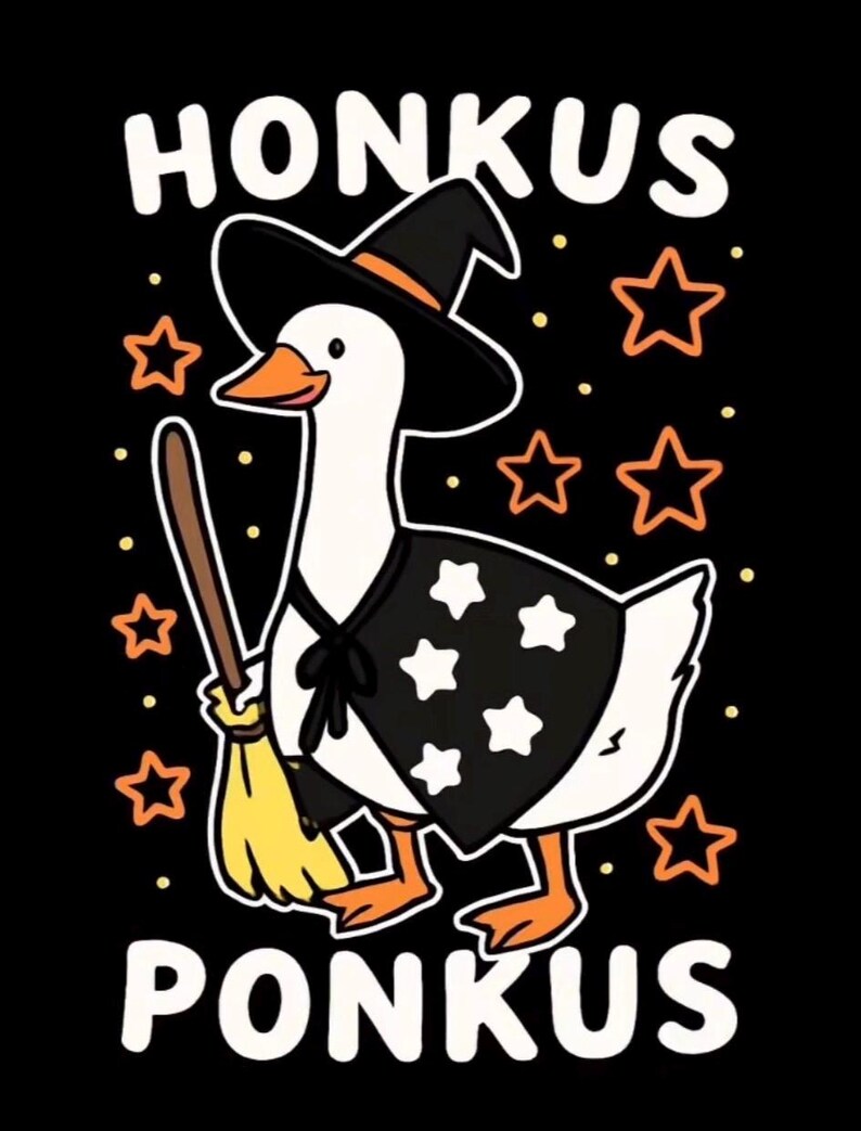 Wizard Goose SVG PNG — “honkus Ponkus” Funny Goose Wizard Digital ...