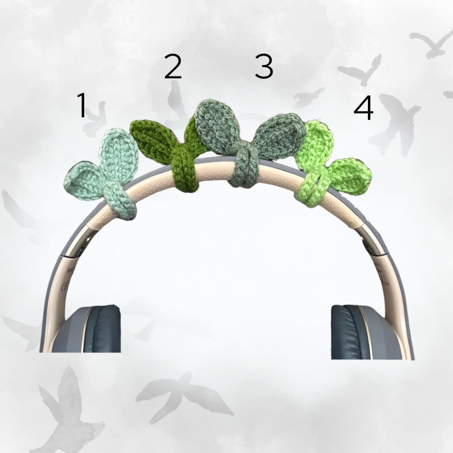 Headset Crochet Sprout Crochet Accessory - Etsy