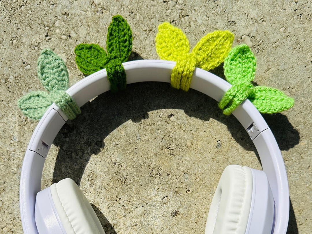 Headset Crochet Sprout | Crochet Accessory - Etsy