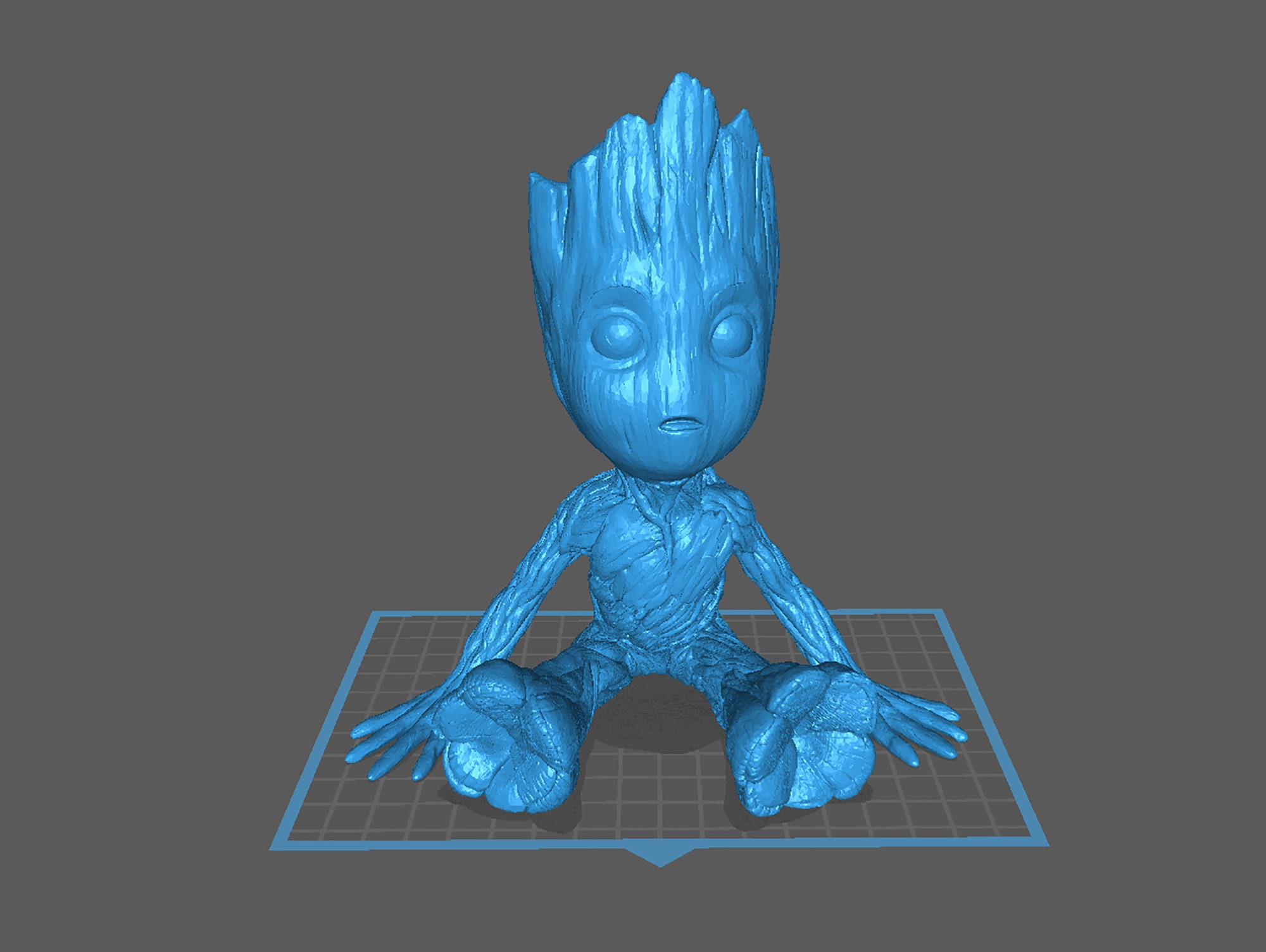 Baby Groot Succulent Planter 3D Print STL File Baby Groot - Etsy