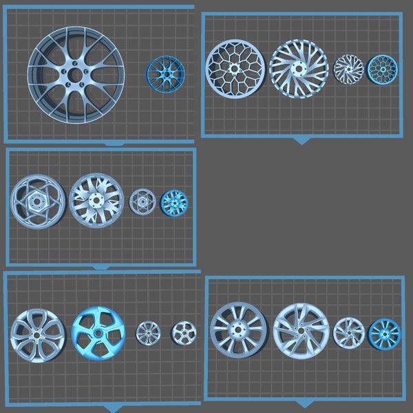 3d Printed Car Rims - Etsy Australia