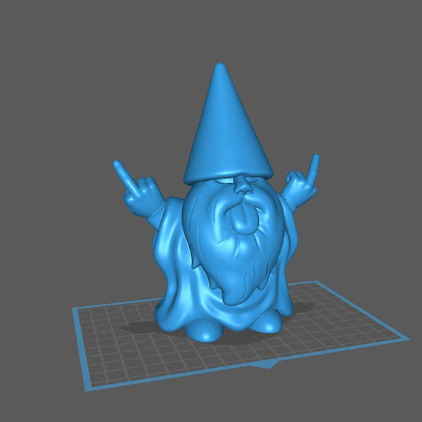 Garden Gnome 3d Stl - Etsy
