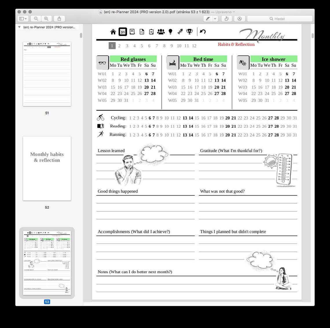 Re-planner PRO Version 2.0 En - Etsy