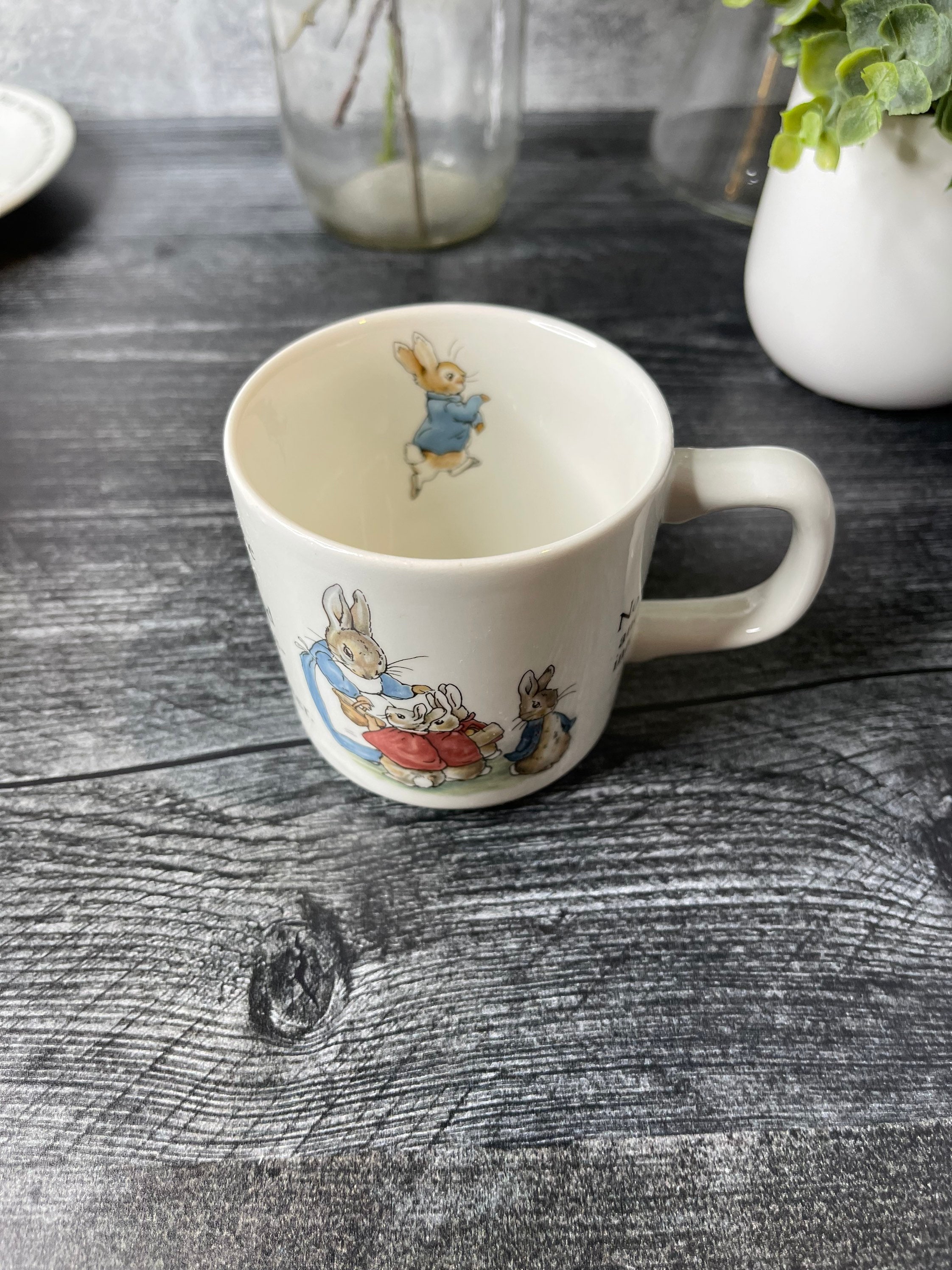 Vintage Peter Rabbit Wedgwood Childs Bowl, Plate and Cup Set | Peter ...