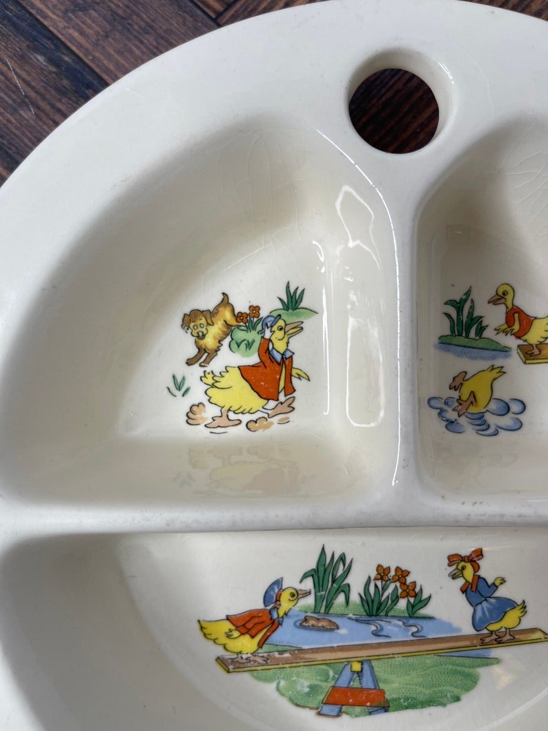 Vintage Baby Dish | Ceramic Baby Dish | Duck Baby Dish - Etsy