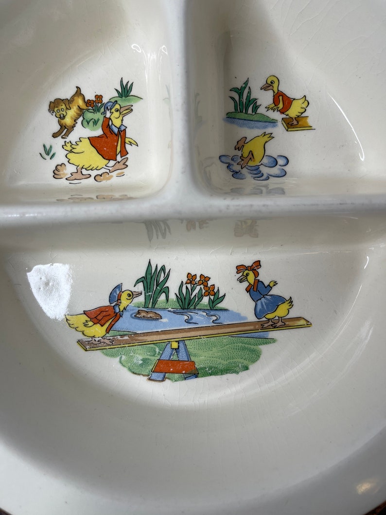 Vintage Baby Dish | Ceramic Baby Dish | Duck Baby Dish - Etsy