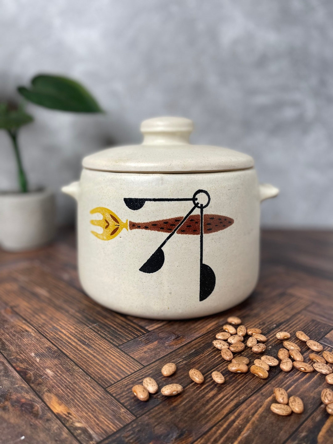 Vintage Bean Pot | Westbend | Kitchen Utensils Design | Mid-century - Etsy