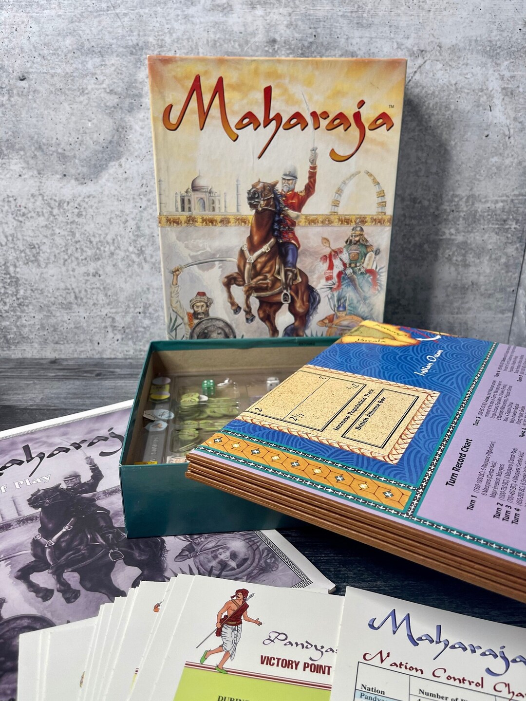 Maharaja the Conquest of India Game | Avalon Hill Game Company ...