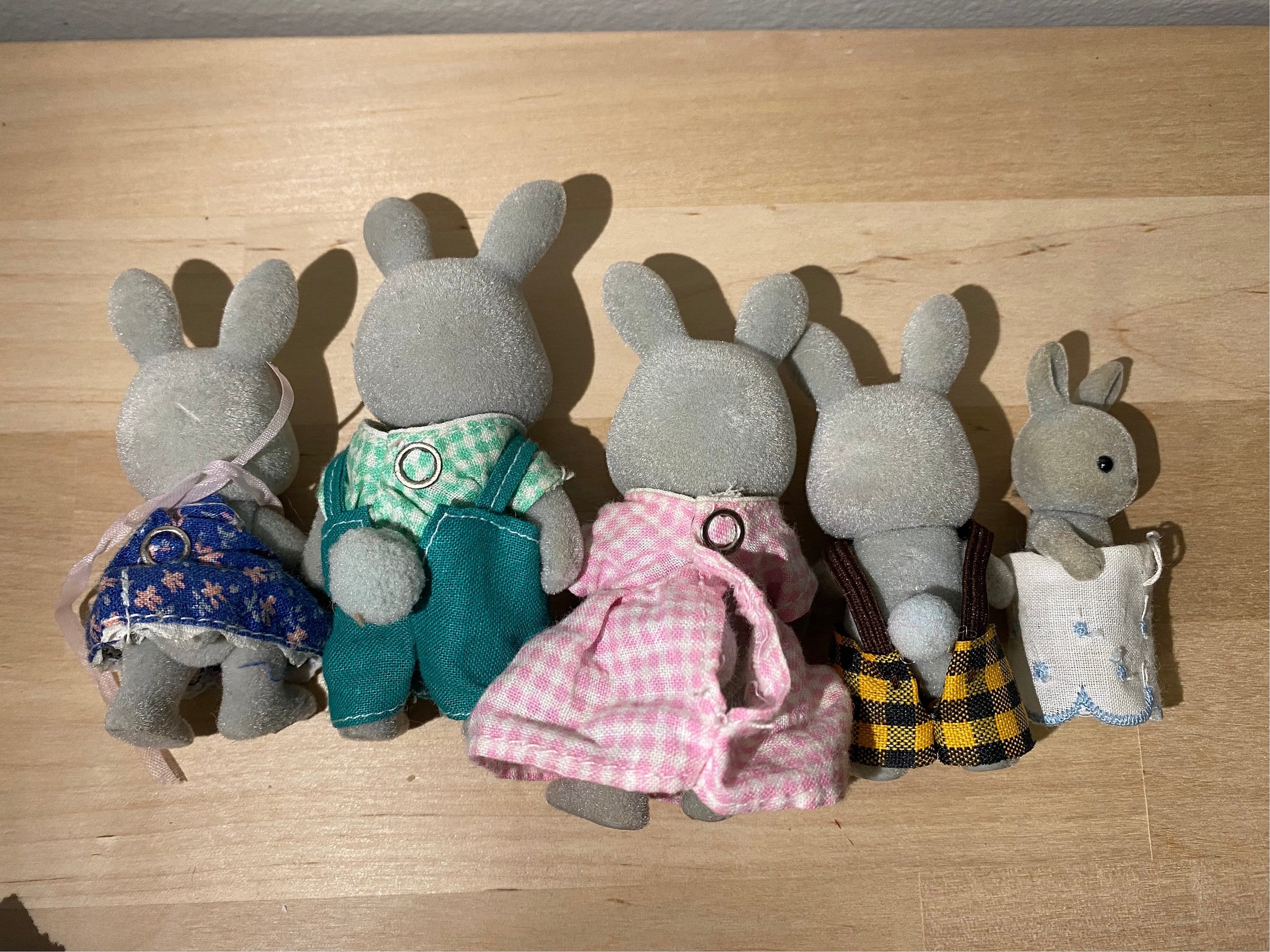 Babblebrook Rabbit Family Sylvanian Figures - Etsy