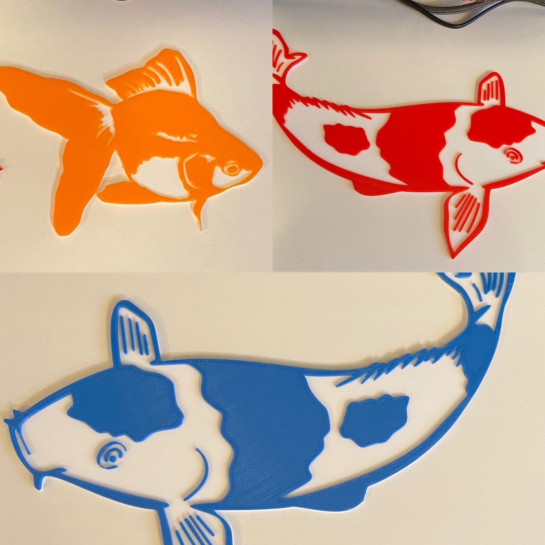 3D Printed Fish Signs - Etsy