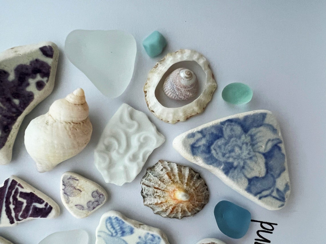 A Little Bit of Scotland no.7 Scottish Sea Glass, Pottery & Shells ...