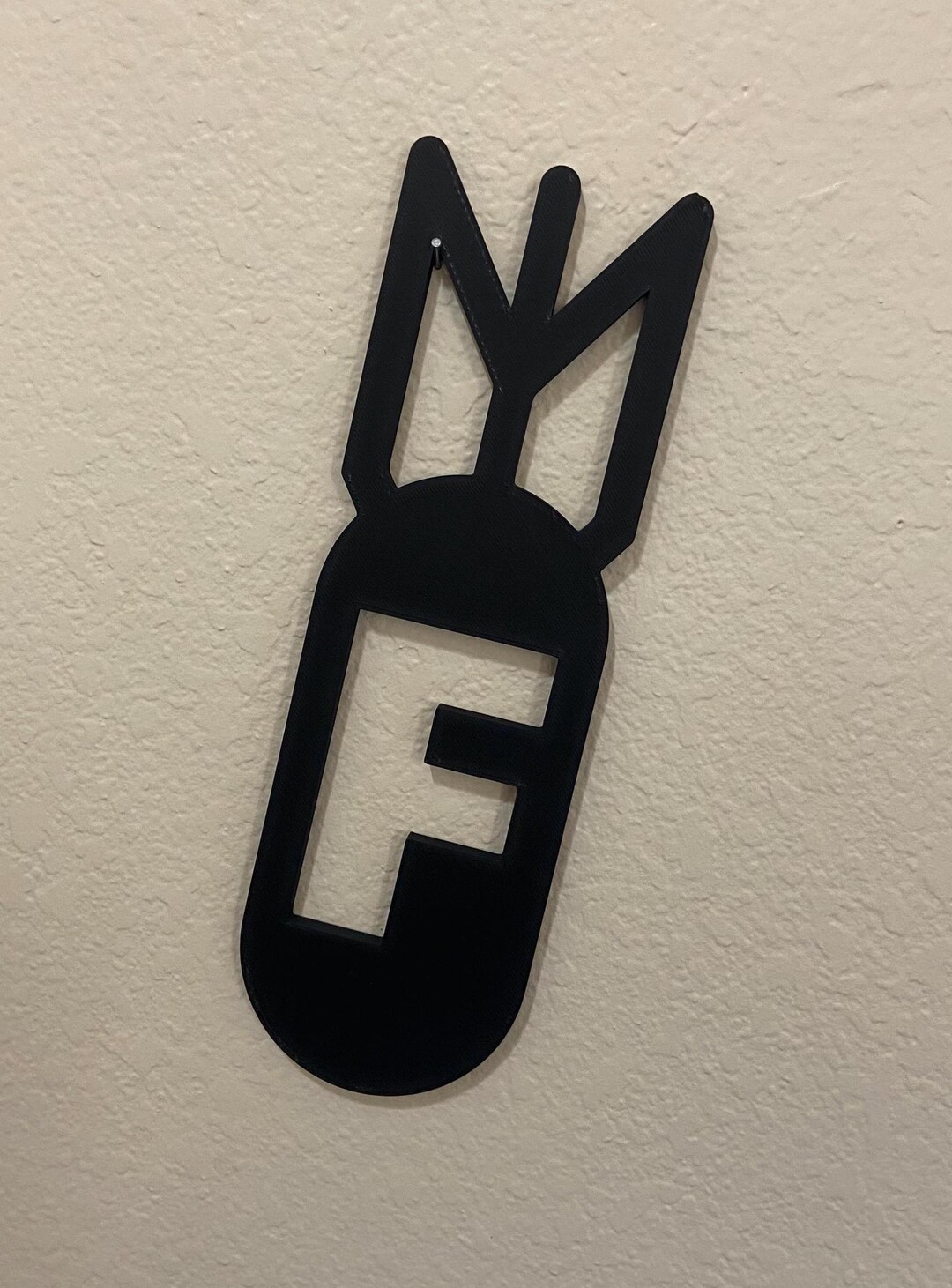 F-bomb 3D Printed Wall Art STL File - Etsy