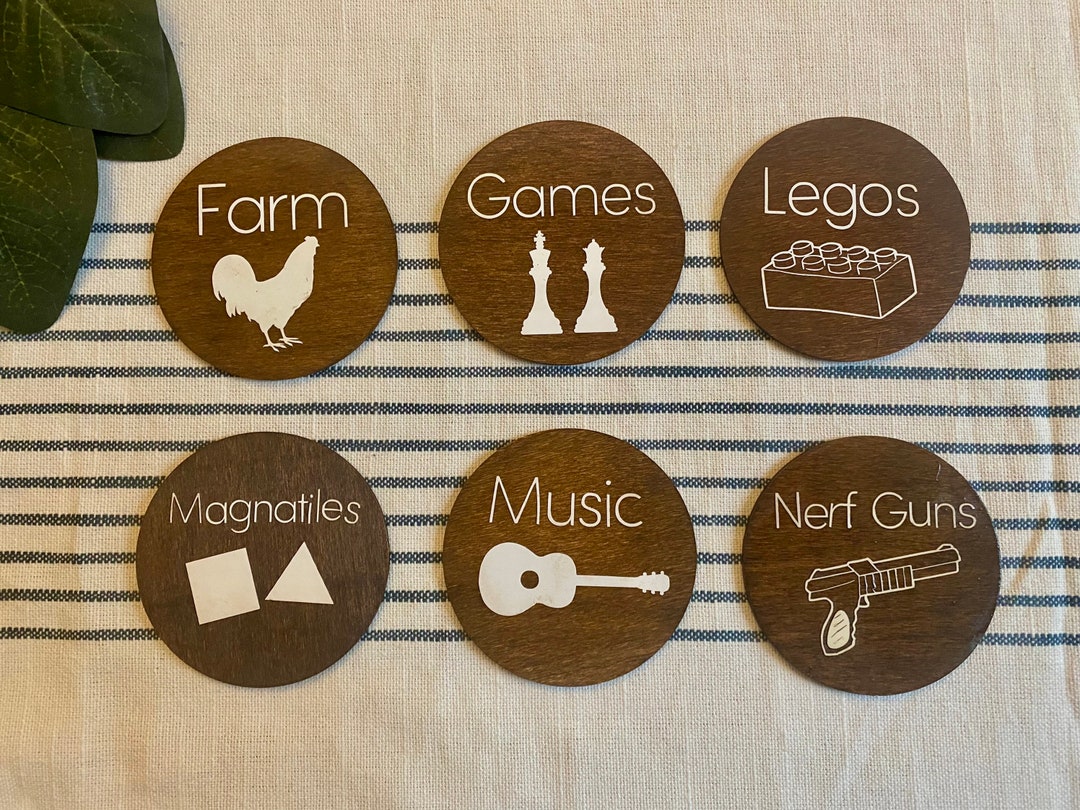 Wooden Toy Labels (collection 3 of 4) - Etsy