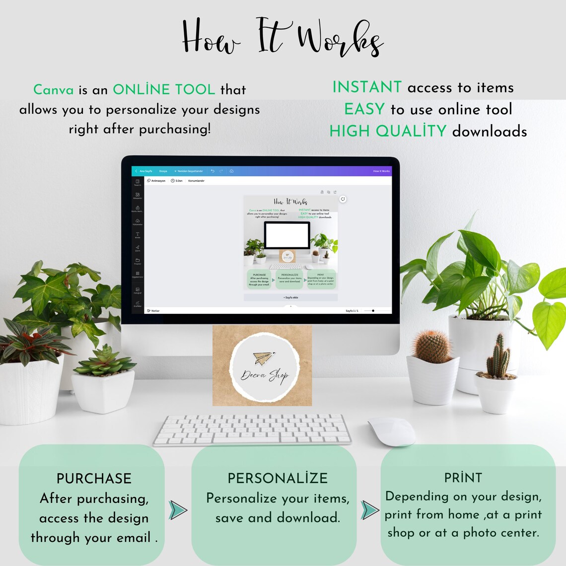 DIY Digital Minimalist Party Invitation |canva Template | Electronic ...