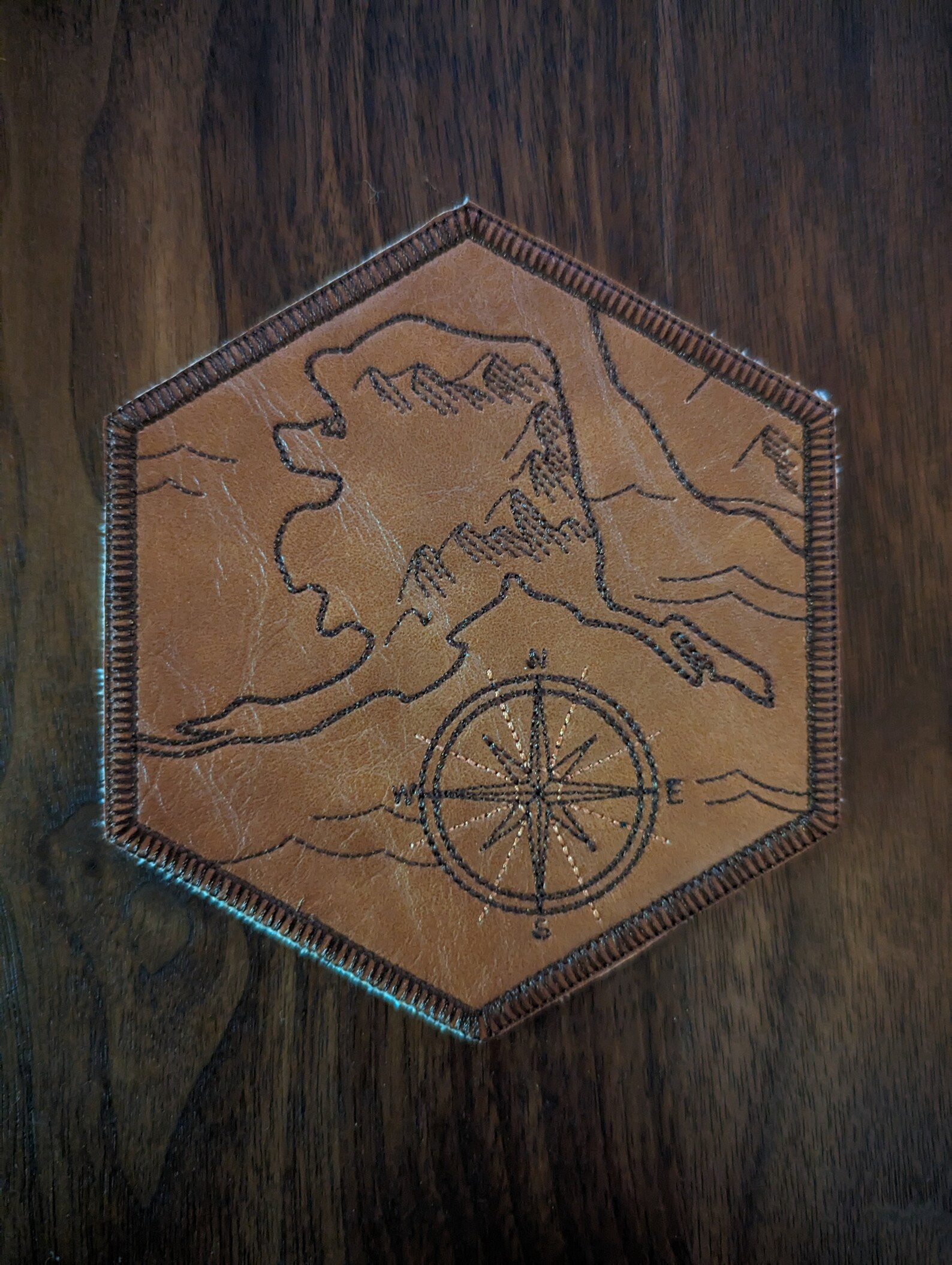 USA Scene Hex Puzzle Coasters - Etsy