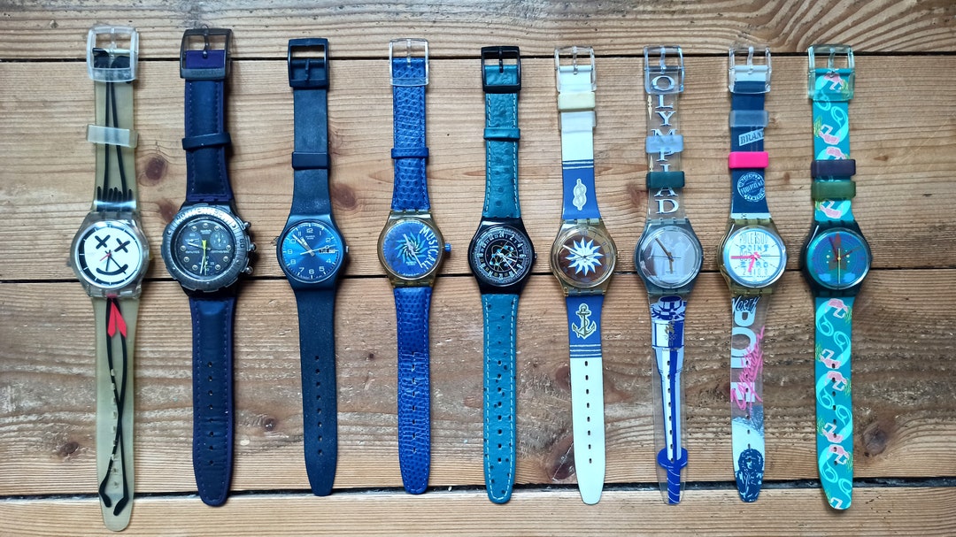 SWATCH Vintage Wristwatches 90s Collectors Watches - Etsy Canada