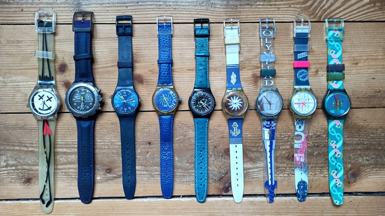 SWATCH Vintage Wristwatches 90s Collectors Watches - Etsy