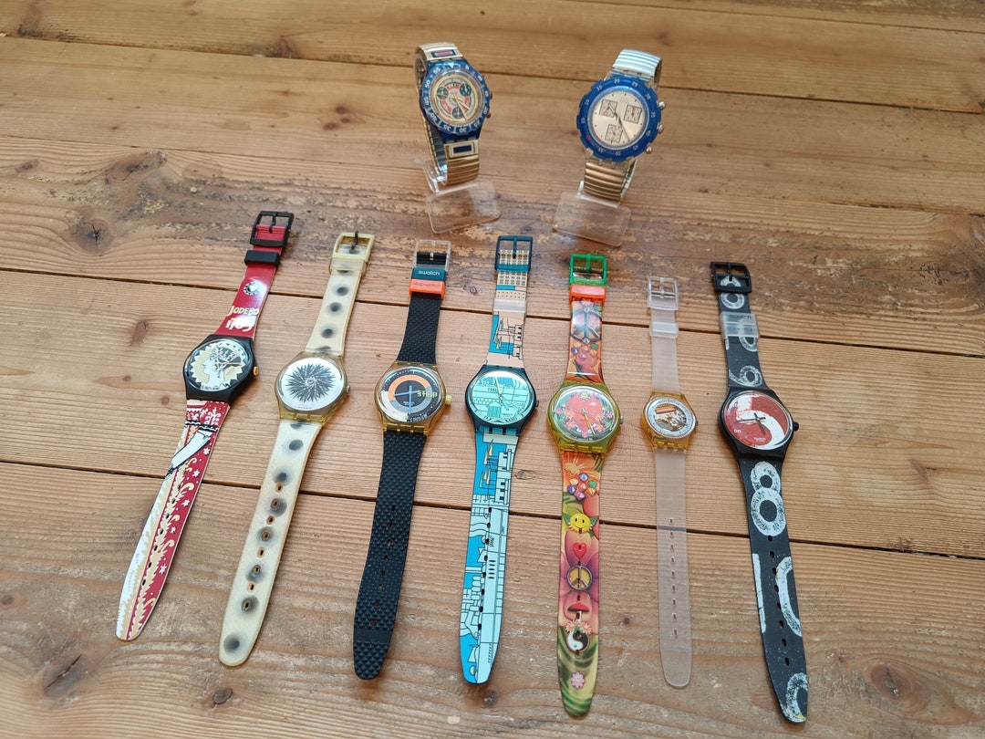 SWATCH Vintage Wristwatches 90s Collectors Watches - Etsy Canada