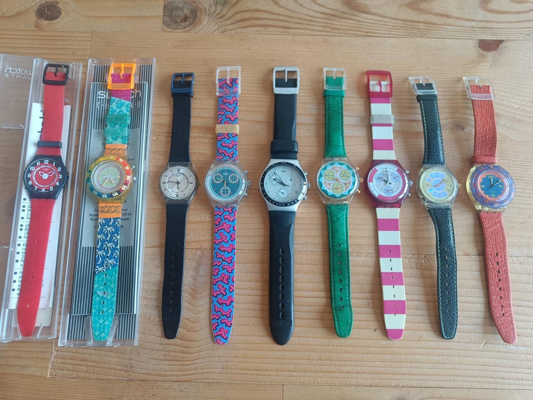 SWATCH Vintage Wristwatches 90s Collectors Watches - Etsy