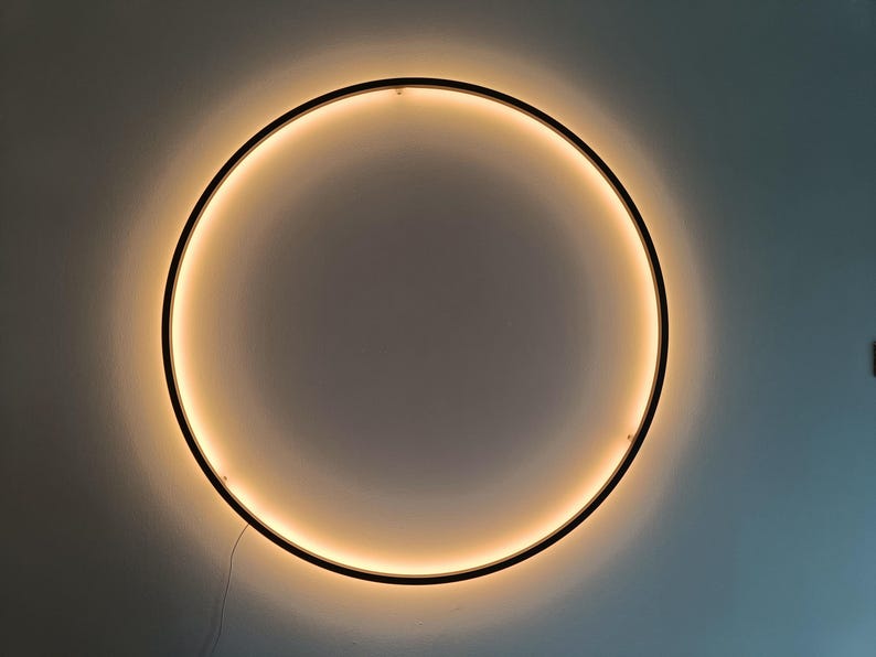 80CM Puzzle 3d-printed LED Ring Light With Direct/indirect Lighting for ...