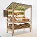 2 IN 1 Farm Stand Plans, DIY Roadside Produce Stand, Mobile Market Cart ...