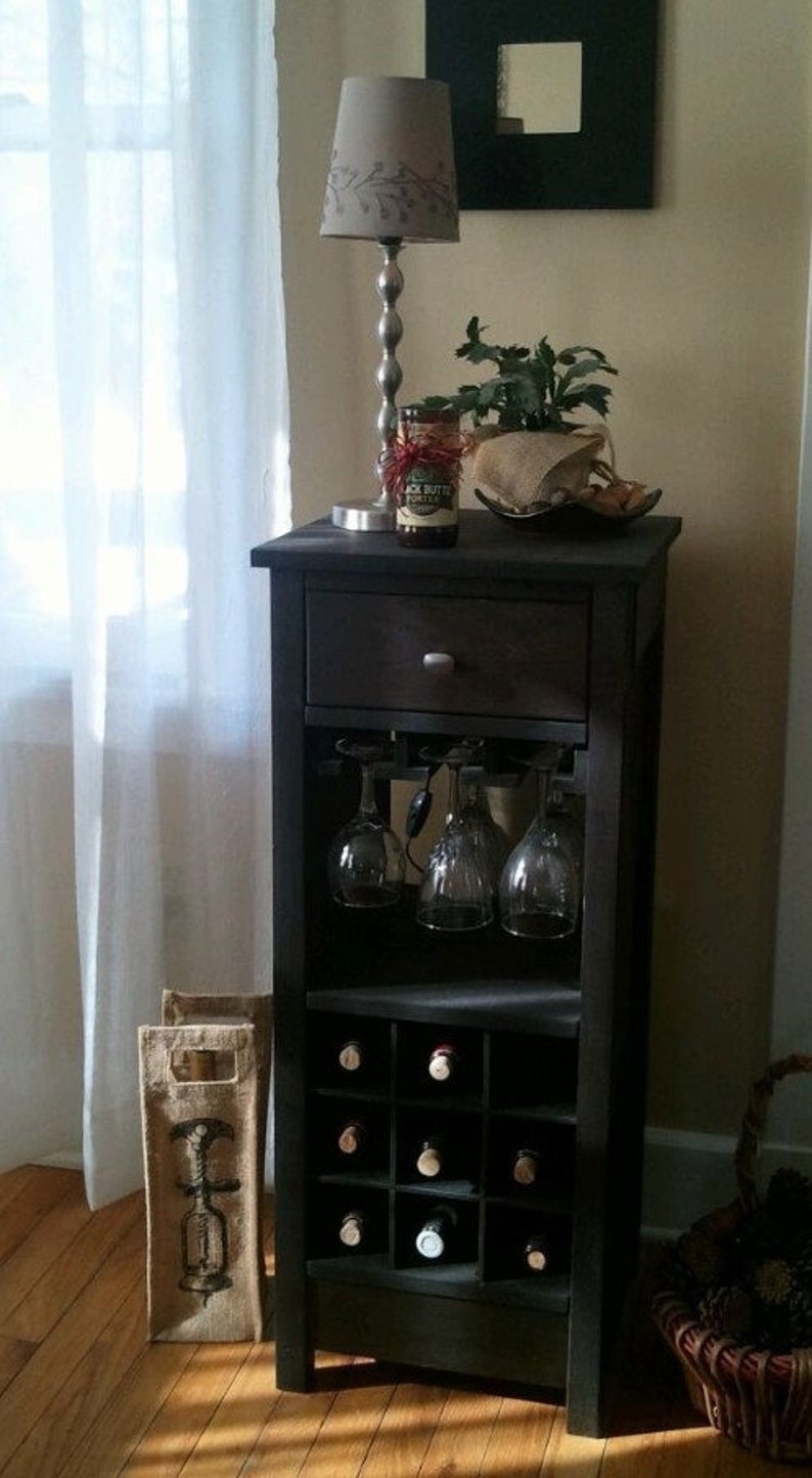 Mini Wine Bar Plans DIY Set Wooden Wine Cabinet Modern Bar - Etsy Australia