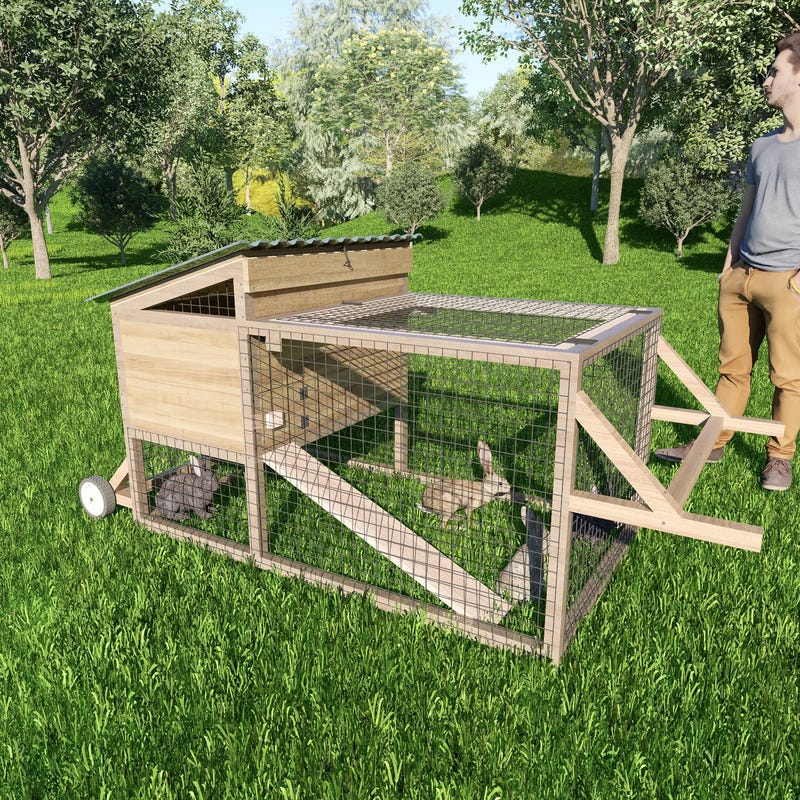 Rabbit Hutch Run Plans - Etsy