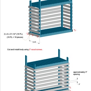 Simple Firewood Storage DIY Plans 2x4 Storage - Garden Firewood Rack ...
